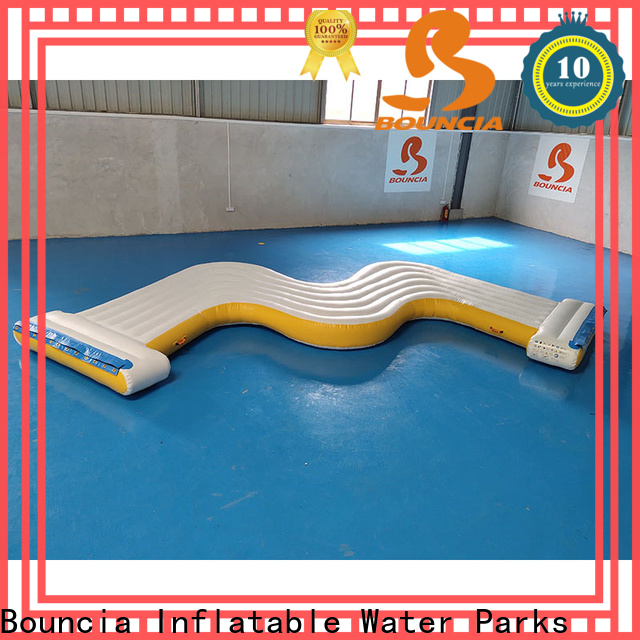stable swimming inflatables trampoline customized for kids | Bouncia