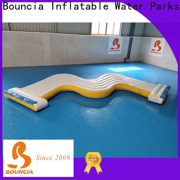 Custom inflatable water playground beam company for outdoors | Bouncia