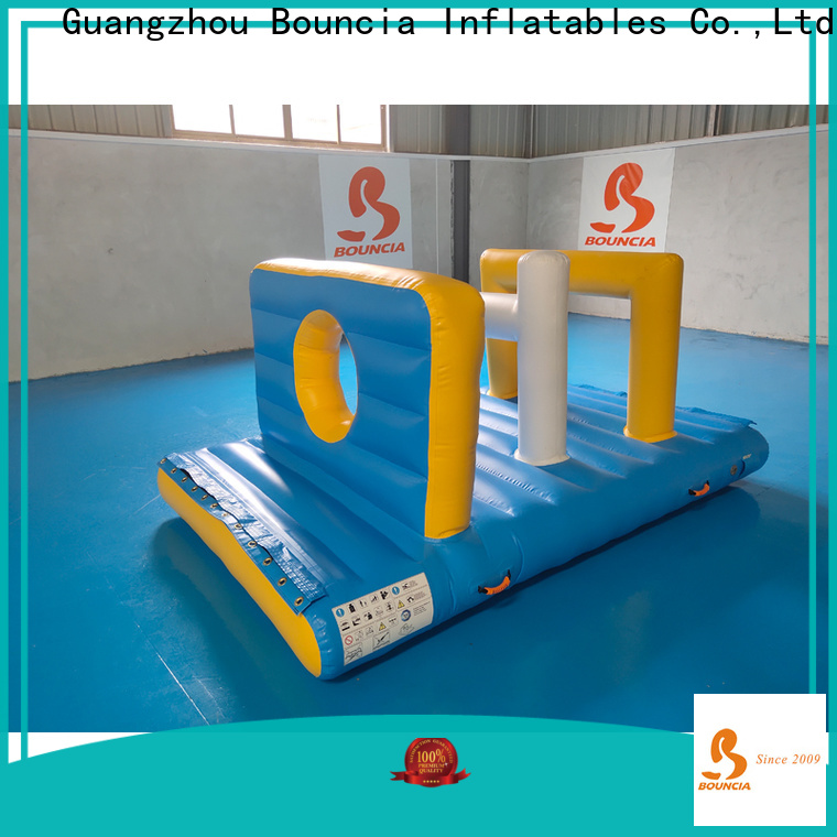 awesome inflatable lake obstacle course mini games for kids | Bouncia