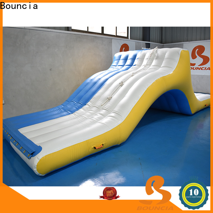 Custom floating water inflatables beam manufacturer for pool | Bouncia